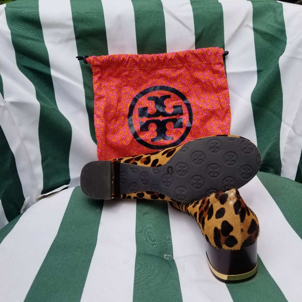 Tory Burch Authentic Calf Hair Shoes Made In Brazi - Gem
